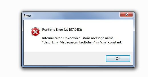 runtime error - Issues & bug reporting - Aslain.com